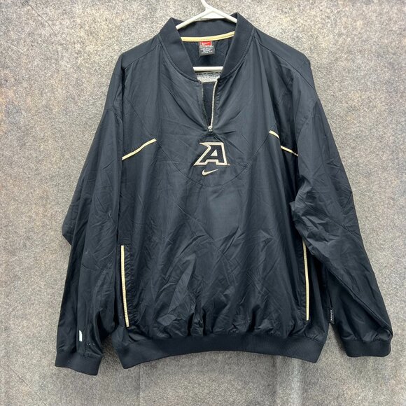 Nike | Jackets & Coats | Vintage Nike Jacket Mens Large Black Army ...